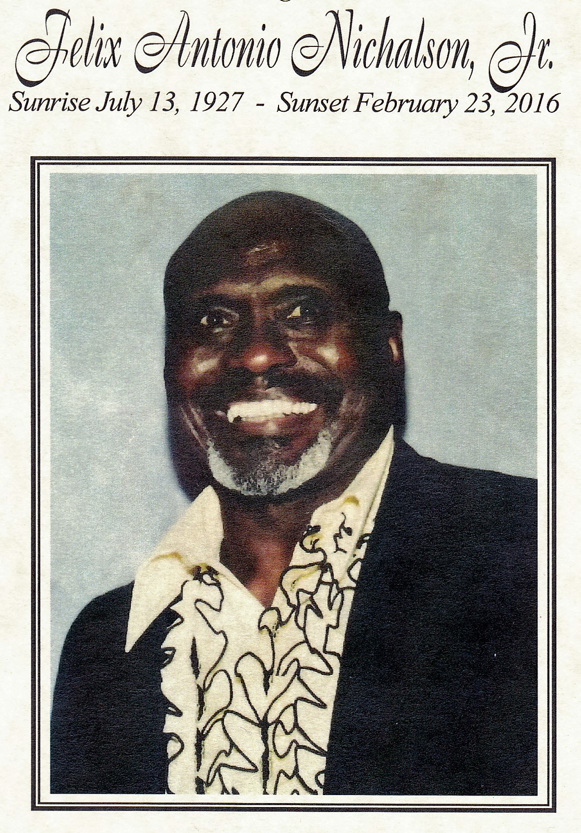 Moo Duk Kwan® School Proudly Remembers Master Felix Antonio Nichalson ...